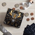 4Pcs 4 Styles Double Sided Printed PU Leather Wallets Dragon 120x110mm ...