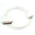6ft Serial DB9 FEMALE to DB25 RS232 Male Cable - Walmart.com