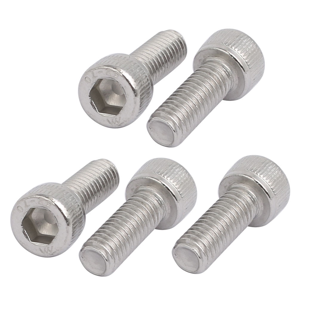 M6x16mm 304 Stainless Steel Left Hand Thread Hex Socket Cap Screw ...