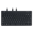 R-Go Split Ergonomic Keyboard, QWERTY (US), Black, Wired USB Keyboard ...