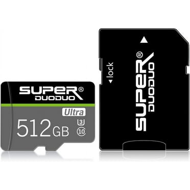 TECHFLASH 512GB Micro SD Card Class 10 High Speed Flash Memory Card ...