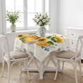 Country Sunflower Daisy Flower Table Cloth 60x60in, Waterproof Square ...