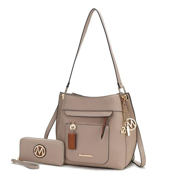 MKF Collection by Mia K. MKF-X406TP Shivani Vegan Leather Womens Hobo ...