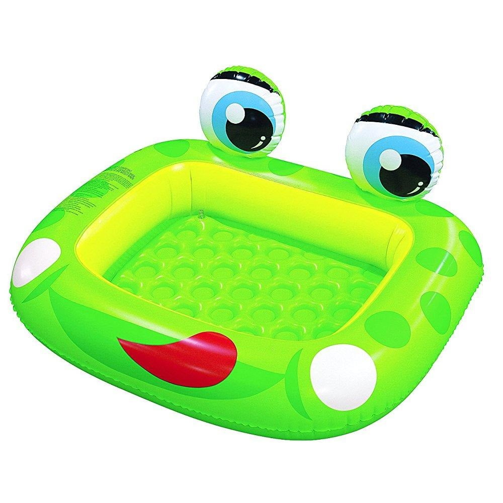 Jilong Inflatable Frog Baby Pool for Ages 1-3, 50" x 43" x 8.7 ...