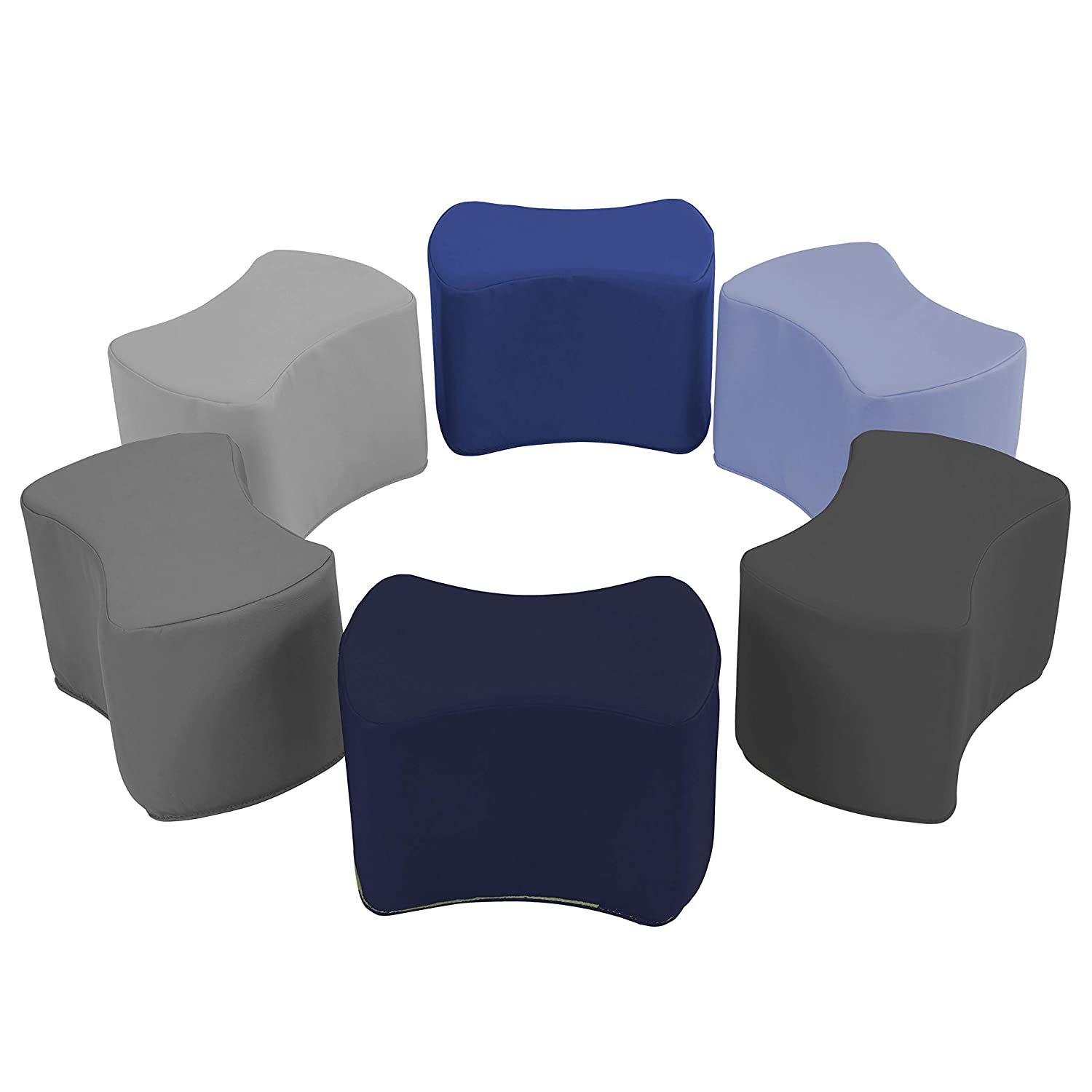FDP SoftScape 10 inch Butterfly Modular Soft Foam Stool Set for ...