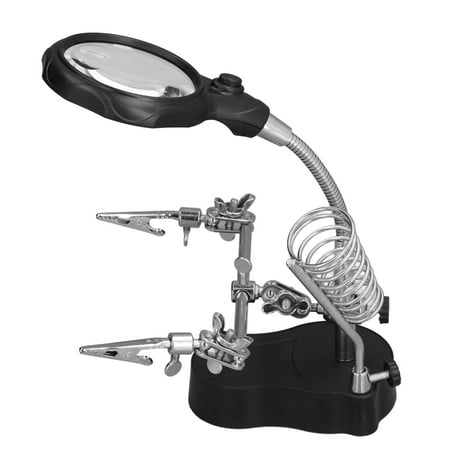 ANGGREK Desktop LED Light Magnifier,Soldering Station Magnifier ...