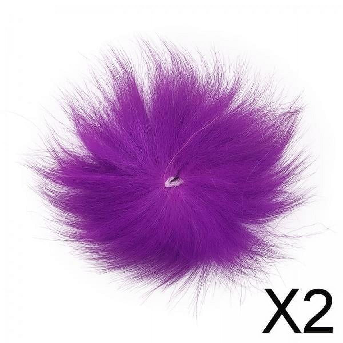2x Atado de Moscas de Piel de Fibra Fina, Plantilla Peluda, Accesorios ...