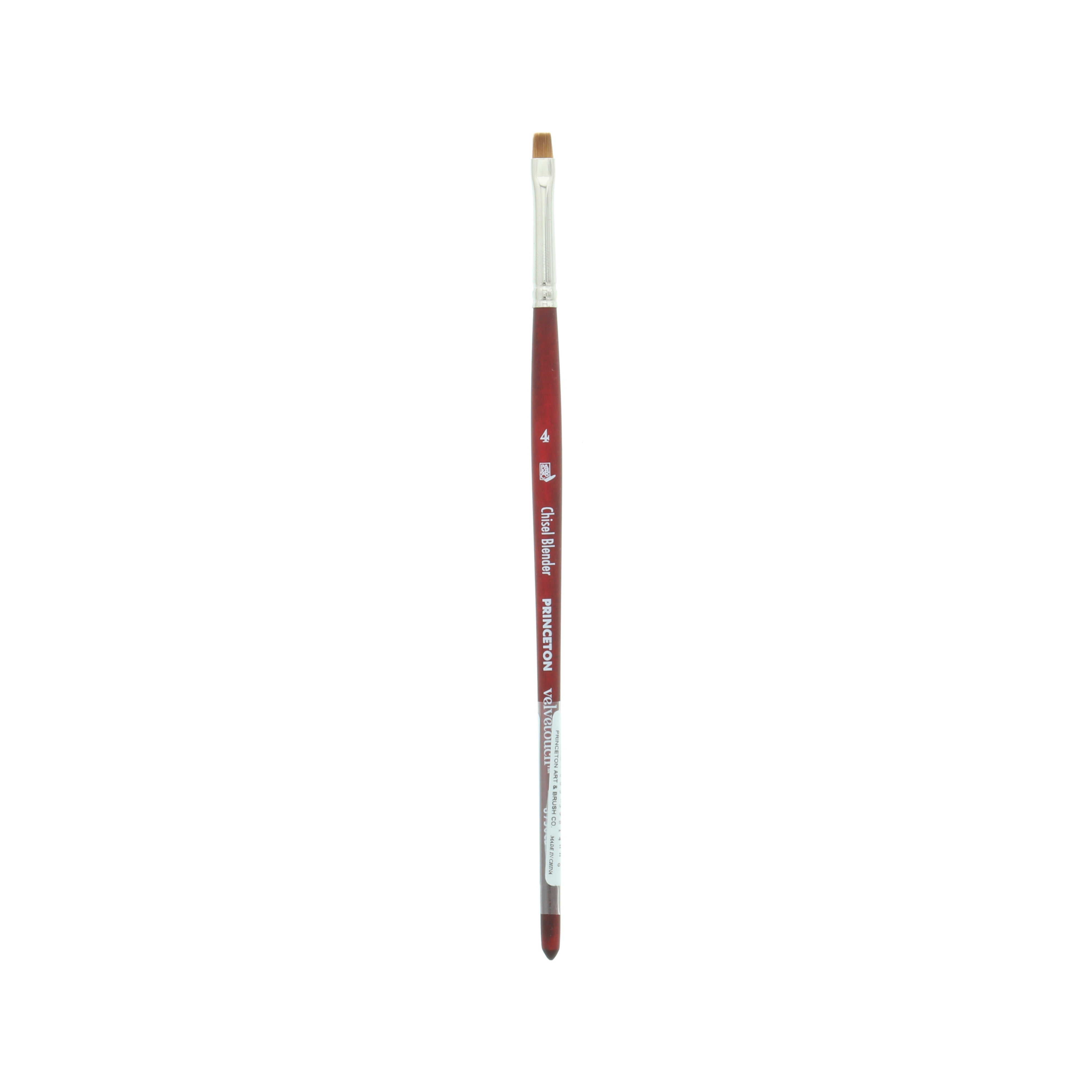 Princeton Brush Velvetouch Mixed Media Brush, Chisel Blender, 4 ... Princeton Brush Velvetouch Mixed Media Brush, Chisel Blender, 4 ...