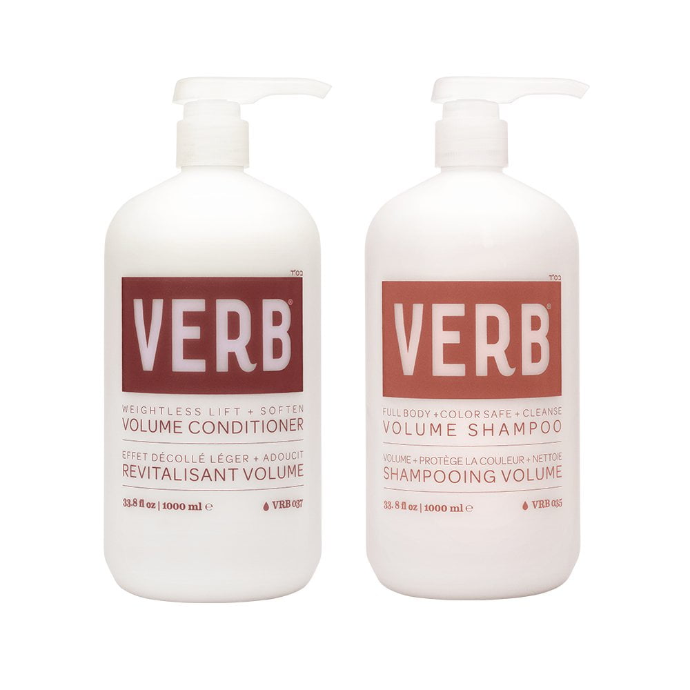 VERB VOLUME Shampoo & Conditioner LITER DUO (32 oz each) - Walmart.com
