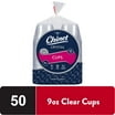 Chinet Crystal® 9 oz Premium Strength Clear Disposable Plastic Party ...