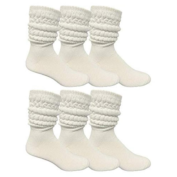 SOCKS'NBULK - SOCKS'NBULK Men's Cotton Extra Heavy Slouch Socks, Thick ...