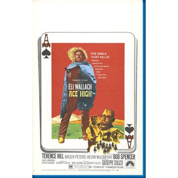 Ace High Movie Poster Entertainment Decor Art Poster 24x36 Unframed ...