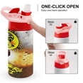 12oz Cobra K-a Water Bottle with Straw Lid Insulated Cartoon Stainless ...