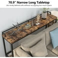 TribeSigns 70.9 inch Extra Long Sofa Table, Narrow Long Console Table ...