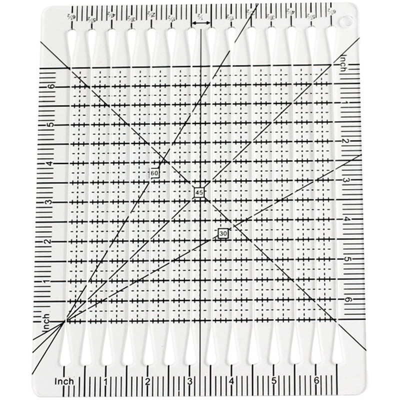 Quilt Cutting Ruler, 5 in 1 Quilt Cutting Ruler, Charming Shape Cutting ...