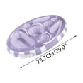 Pool Floating Snack Bar, Purple Inflatable Drink Tray, Swimming Pool ...