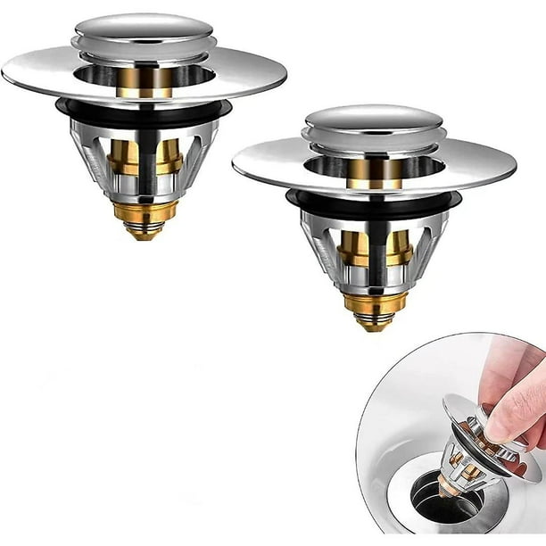 Pop Up Basin Stopper With Anti-clogging Filter, Universal Drain Plug ...