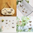 8 Styles Bee Stencils Reusable Metal Honeycomb Honey Stainless Steel ...