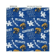 University of Kentucky Fabric Fine Cotton Classic Geometric Design-Sold ...