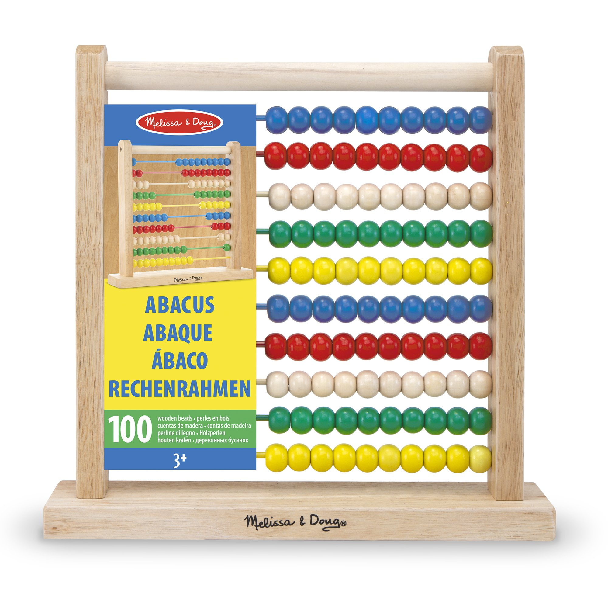 Melissa & Doug Abacus - Classic Wooden Educational Counting Toy With ... Melissa & Doug Abacus - Classic Wooden Educational Counting Toy With ...