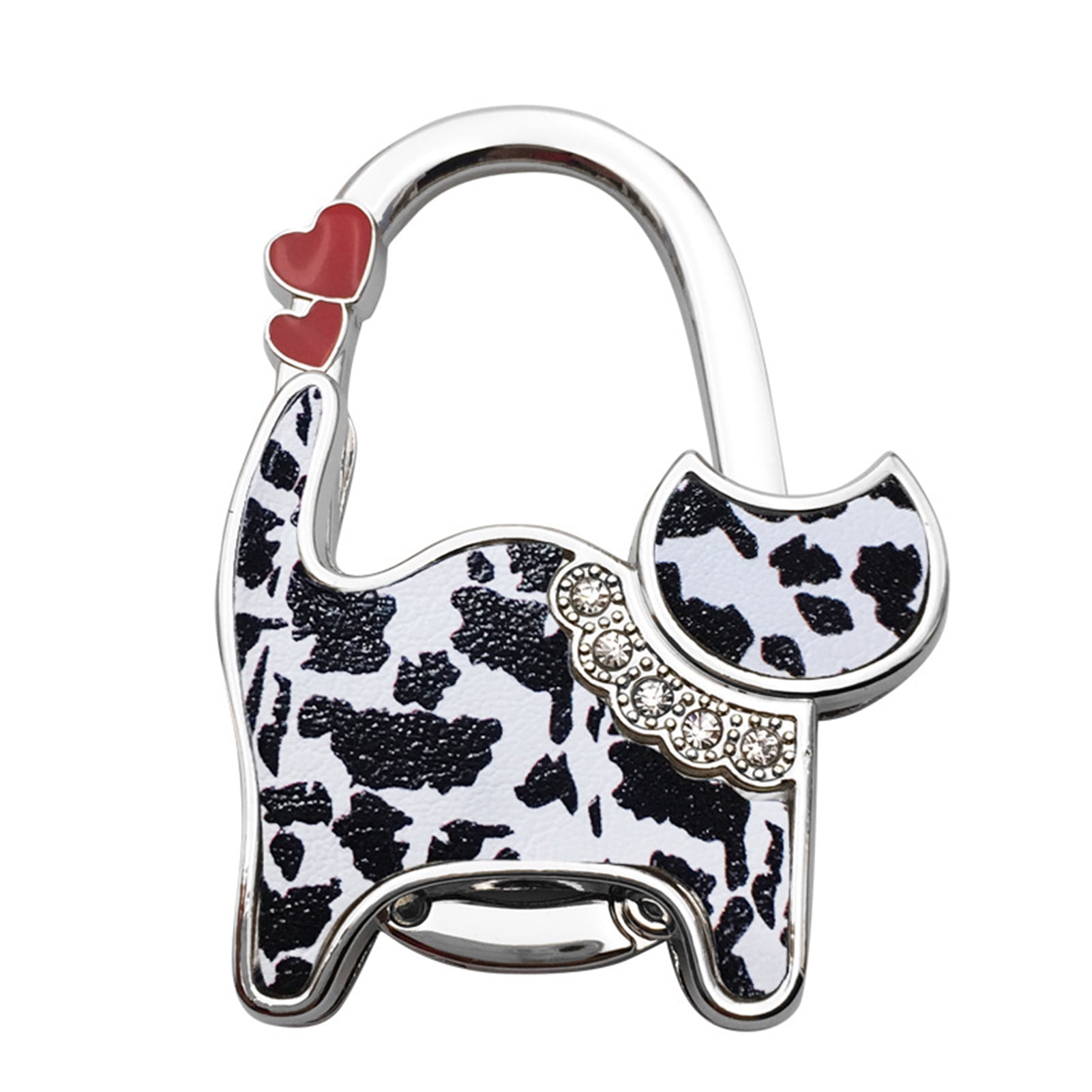 Farfi Handbag Hanger Easy Carry Reusable Cats Shaped Gift Shining Table ...