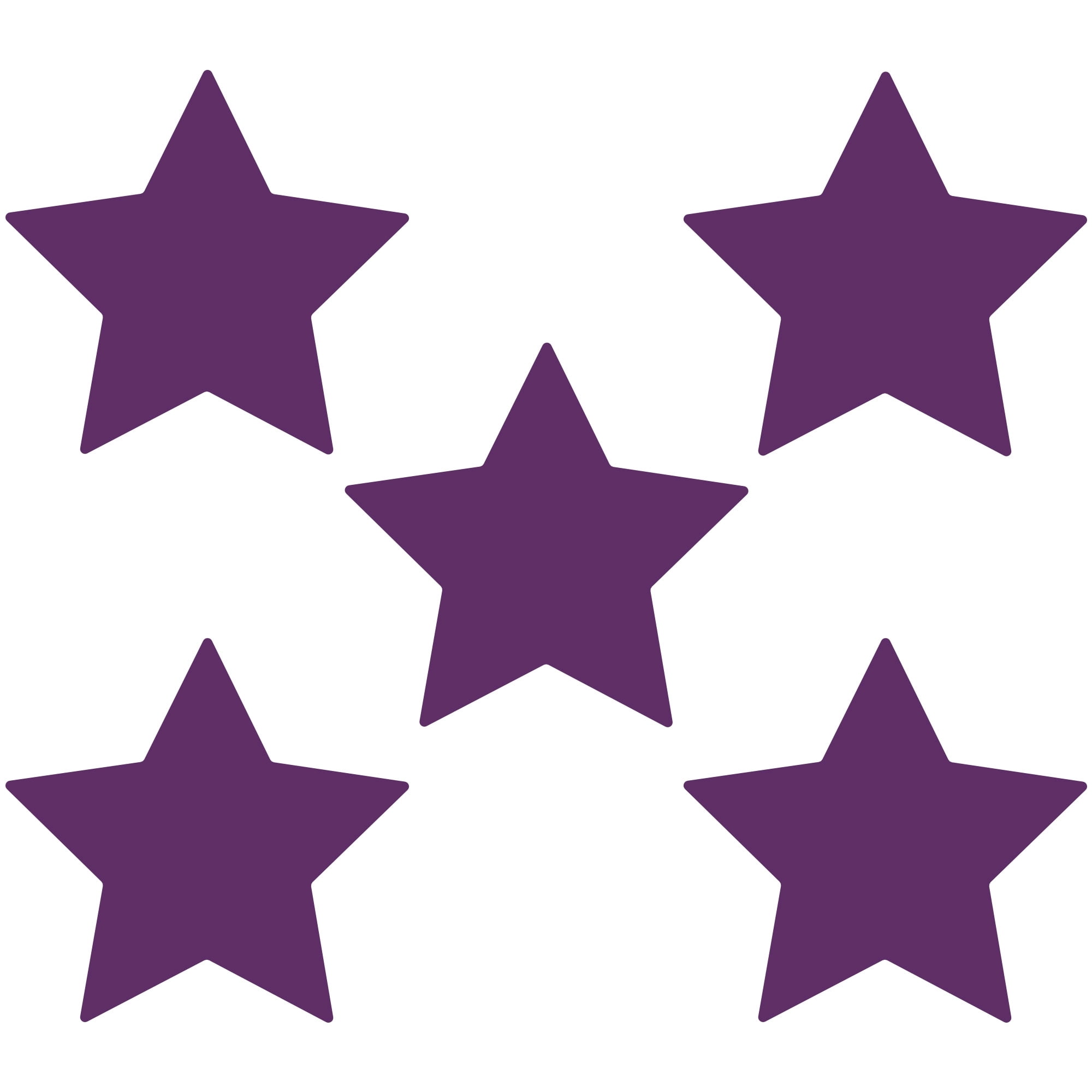 LiteMark Sensory Path Durable Vinyl Star Decals (8.5) - Walmart.com