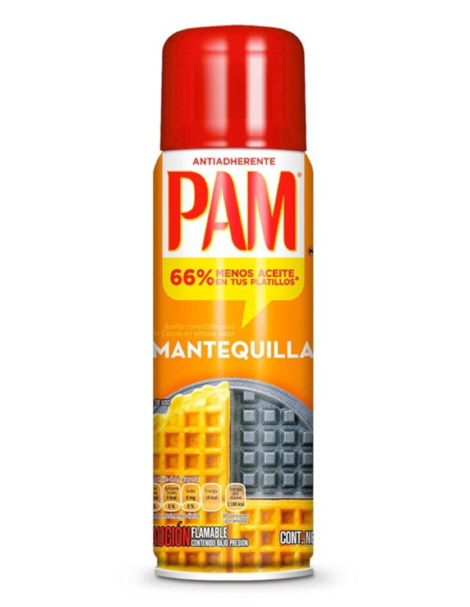 Pack de 12 Aceite Pam Mantequilla Aerosol 141 gr Pam Mantequilla ...