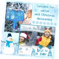 Hidove 9 Pieces Winter Magnets Let it Snow Stickers Truck Snowflake ...