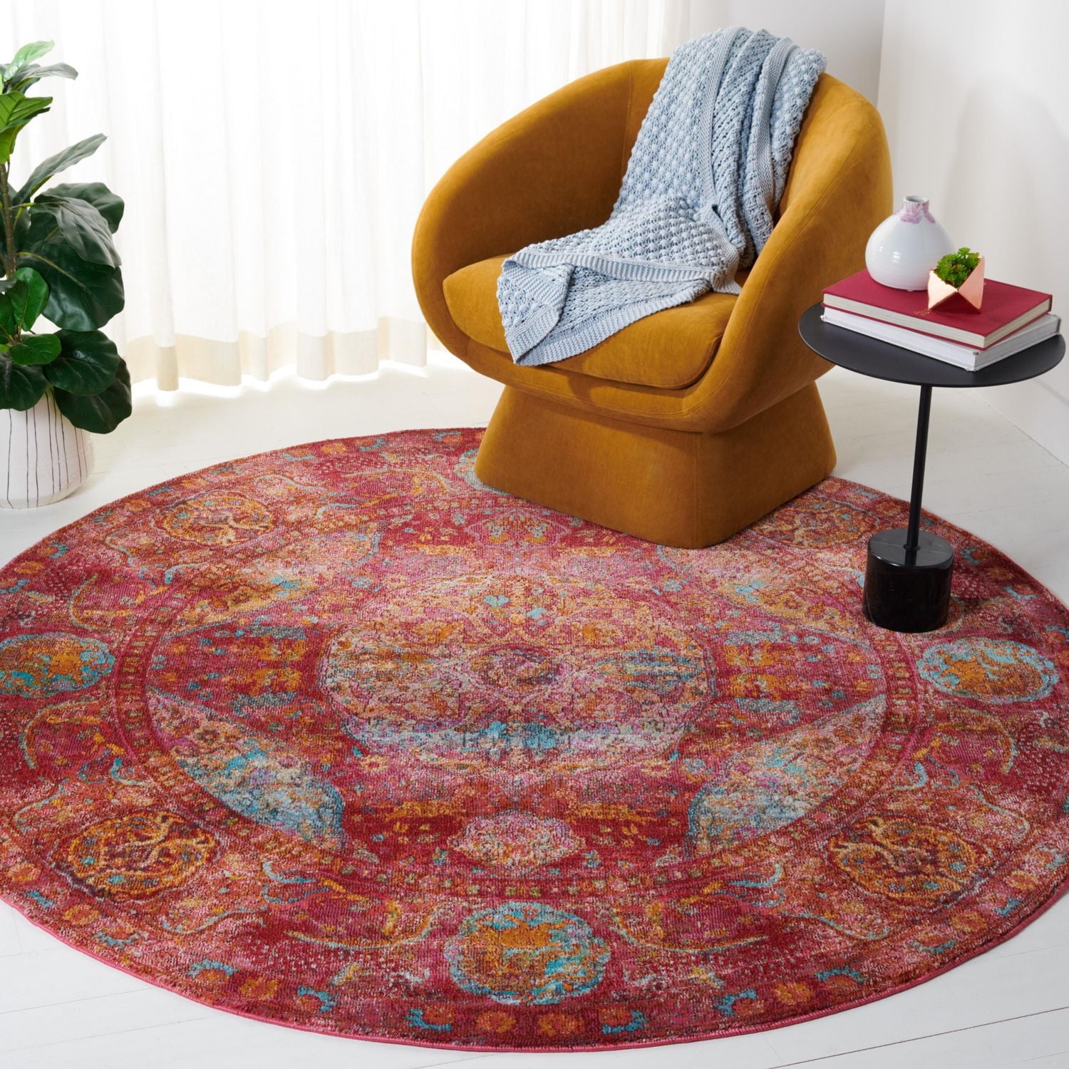 Click here for Safavieh Luxor Metha Floral Bordered Area Rug 67 X... prices