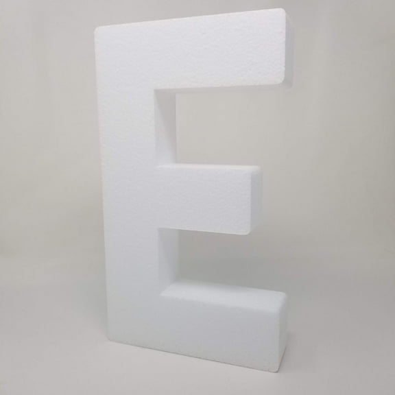24" Styrofoam Free Standing Letters A-Z & Symbols - Letter M - Walmart.com