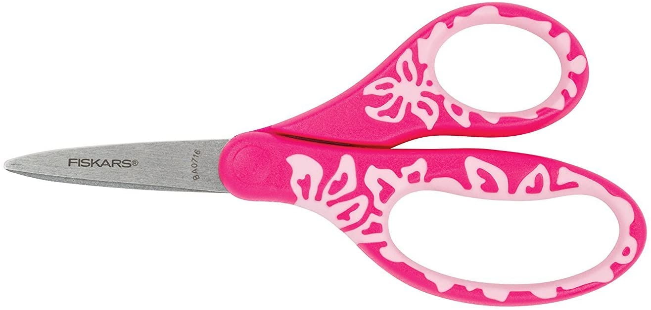 Fiskars 5′ Kid Scissors Left-Handed Pointed-Tip, 2 Pack – Assorted ...