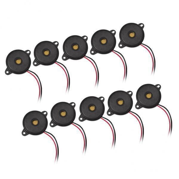 2x 2 ~ 28V 3.6 KHz Pequeña Zumbadora Electrónica Piezoeléctrica Cerrada ...
