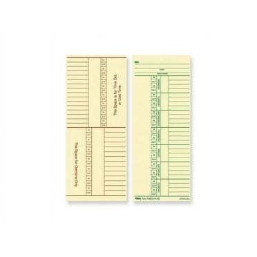 TOPS, TOP30041, Daily Time Sheet Form, 2 / Pack, White - Walmart.com