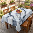 Abstract Marble Texture Table Cloth 52x70in, Waterproof Rectangle ...