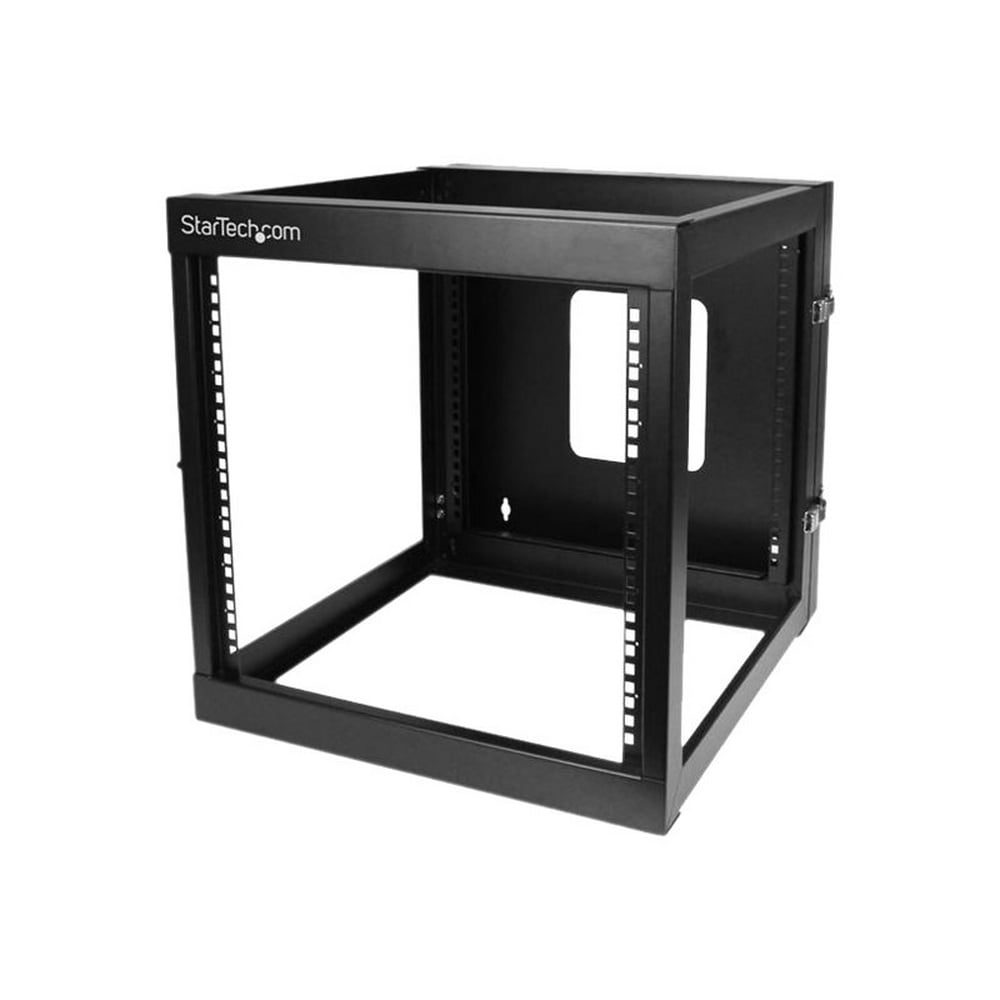 StarTech.com 12U Hinged Open Frame Wall Mount Server Rack - 4 Post 22 ...