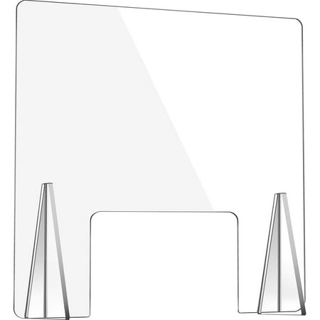 VEVOR Acrylic Shield for Counter, 24"x24" Acrylic Screen for Counter, 0 ...