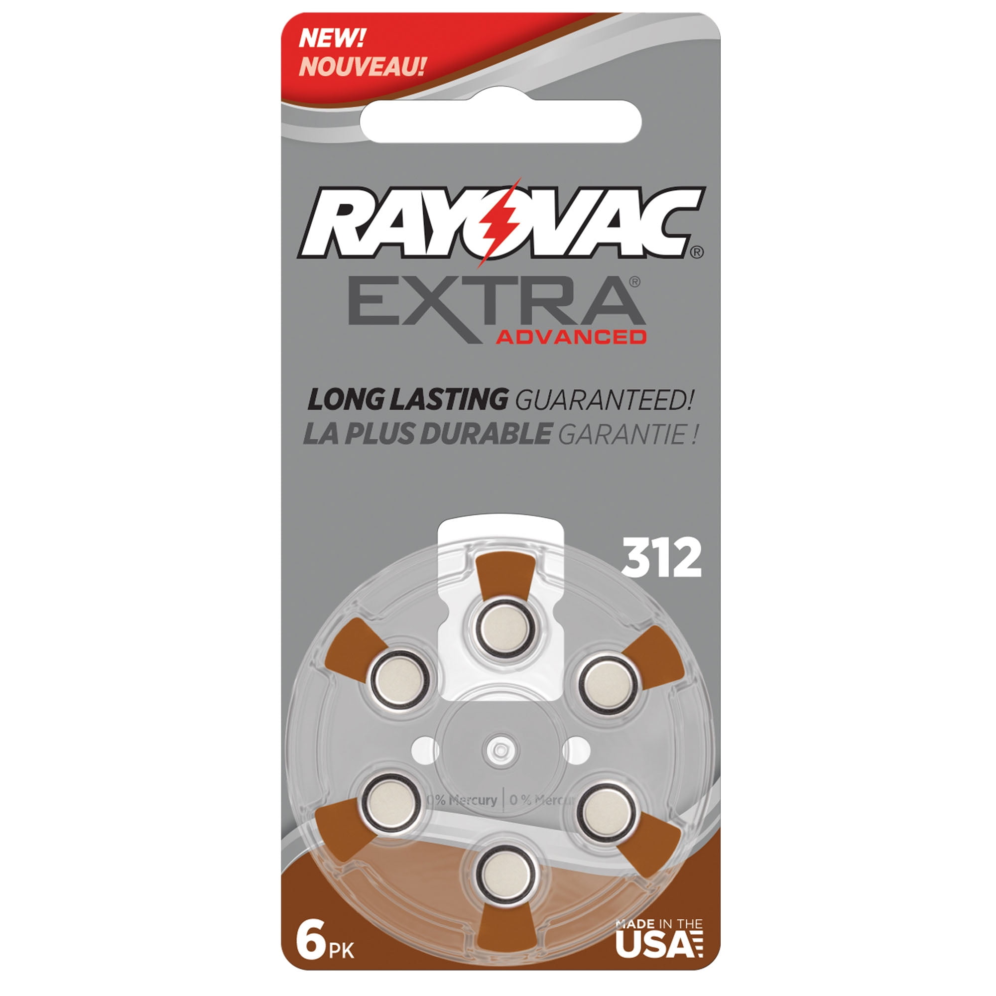 Click here for 12 Cells - Rayovac Hearing Aid Batteries Size: 312 prices