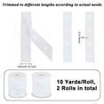 10 Yards Plastic Snap Button Tape Trim Polyester Ribbons Sewing Snap ...