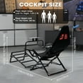 Marada Foldable Racing Simulator Cockpit Wheel Stand Fit with Logitech ...
