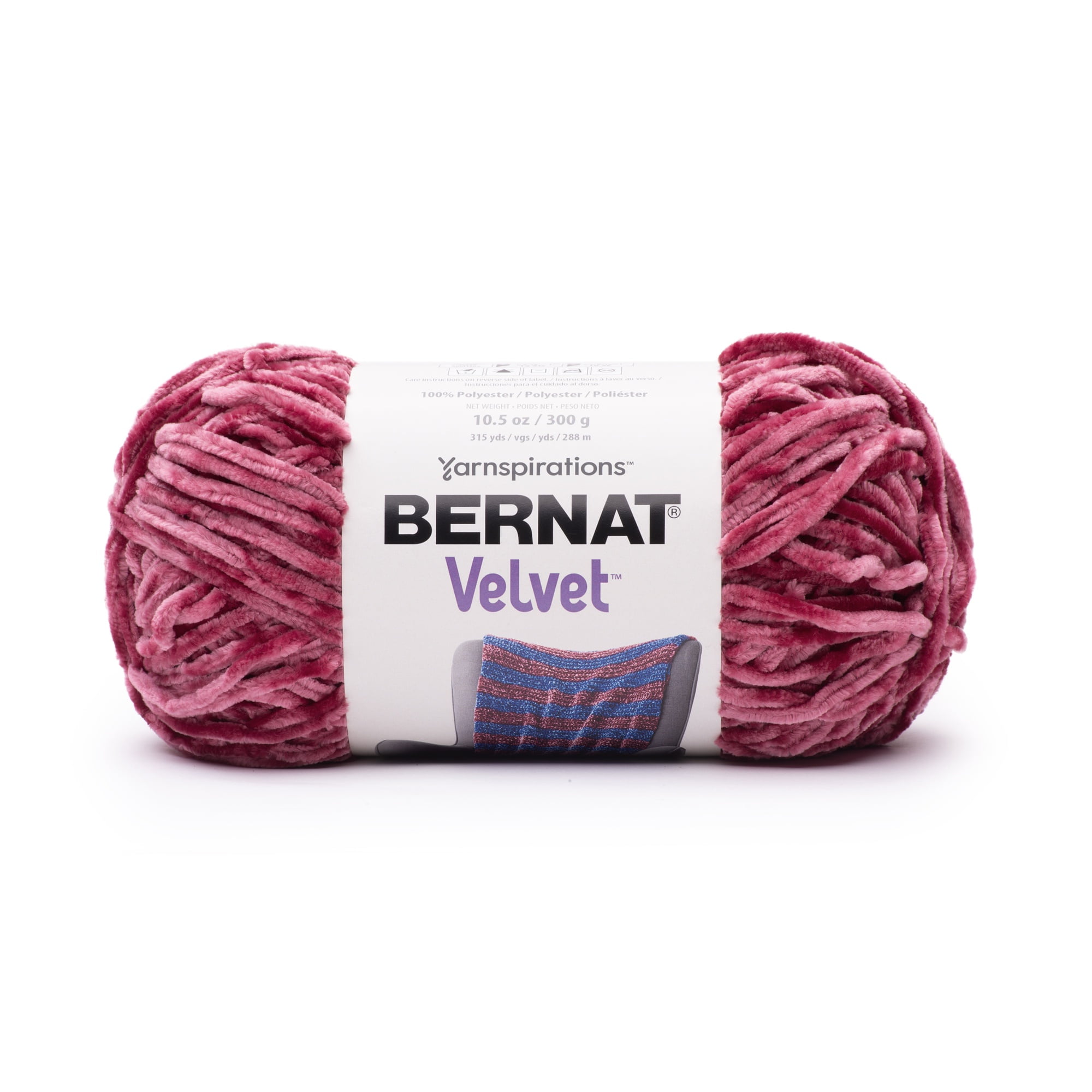 Click here for Bernat Velvet #5 Bulky Polyester Yarn  Pomegranate... prices