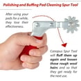 CANOPUS Polishing and Buffing Pad Cleaner, Spur Tool for Revitalizing ...