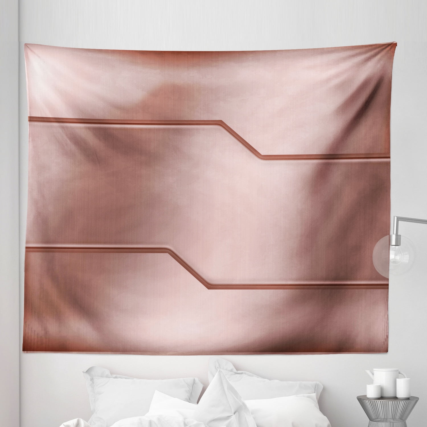 Industrial Tapestry, Realistic Looking Steel Surface Digital Print ...