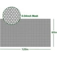 SJHmoo White Mosquito Net Fabric, Polyester Mesh 60x120in, DIY Crafting ...