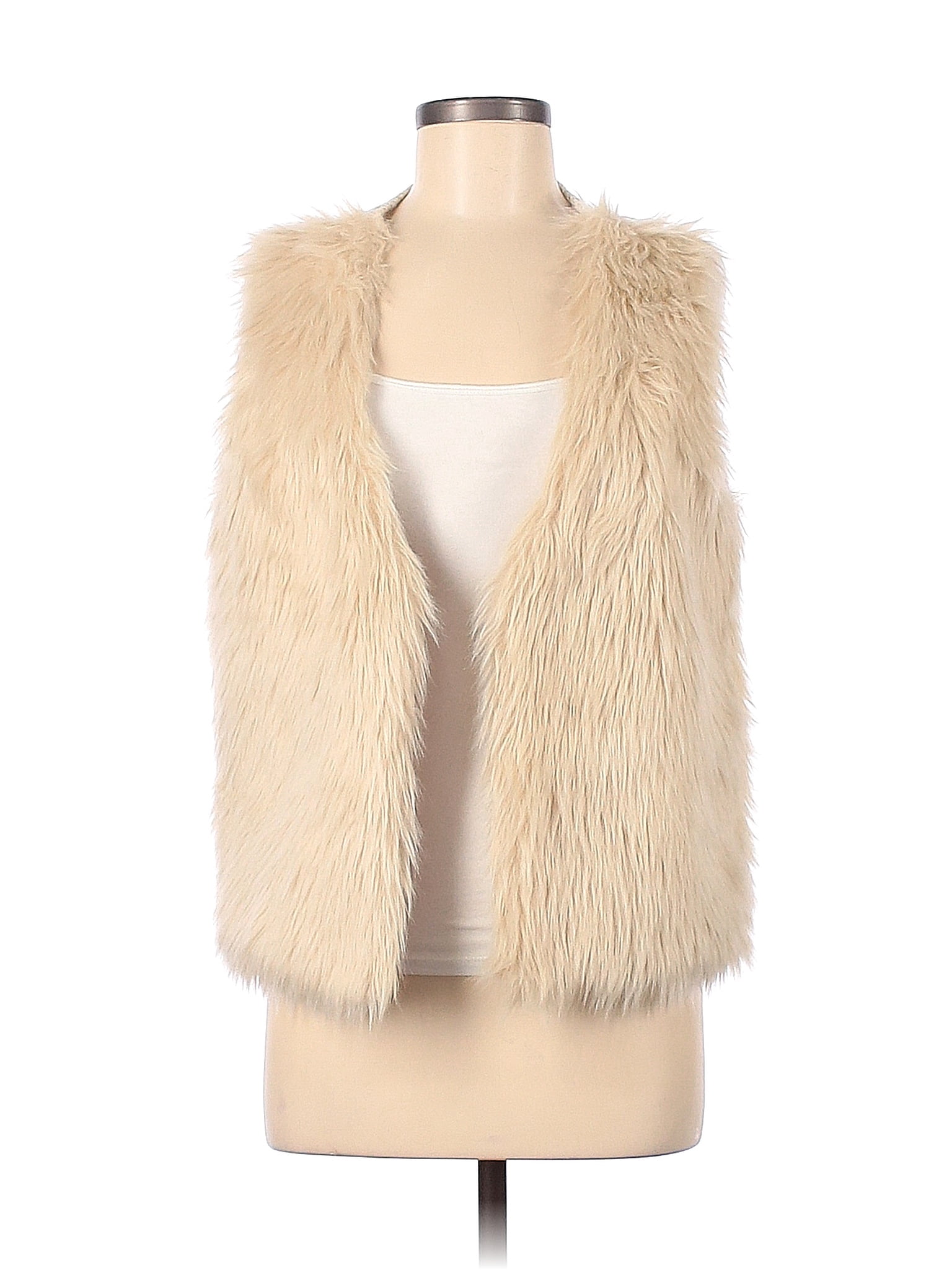 Pre-Owned Sebby Collection Women's Size S Faux Fur Vest | atelier-yuwa ...
