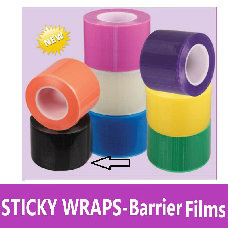 DENTAL STICKY WRAPS BARRIER FILM PERFORATED PLASTIC SHEETS, 4X6, ROLL ...
