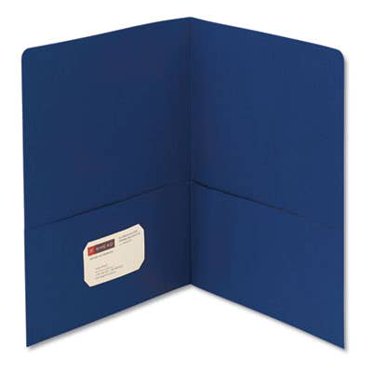 Smead Two-Pocket Folder, Textured Paper, Assorted, 25/Box -SMD87850 ...