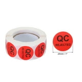 Uxcell Inventory QC Rejected Stickers Labels 25mm/1" Red for Inventory ...