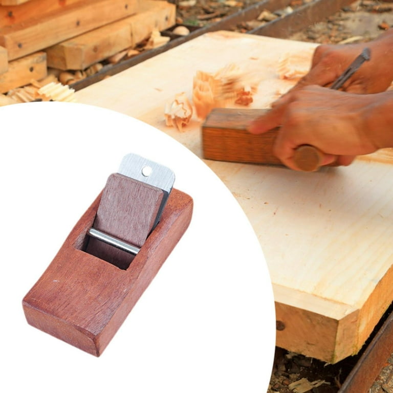 GUOOL Wood Planer Block Hand Plane Planer Mini Hand Planer Planer for Doors Slotted Edge DIY Model 100mm