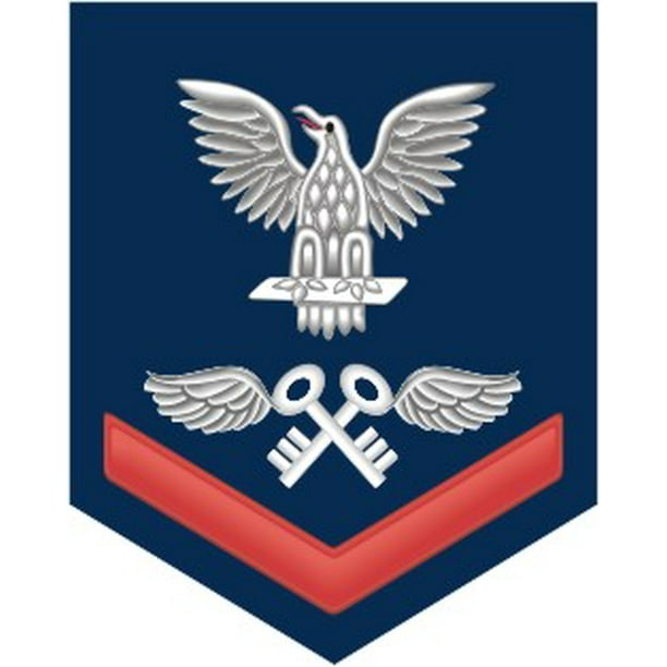 3.8 Inch Navy Red E-4 Aviation Storekeeper AK Decal Sticker - Walmart ...