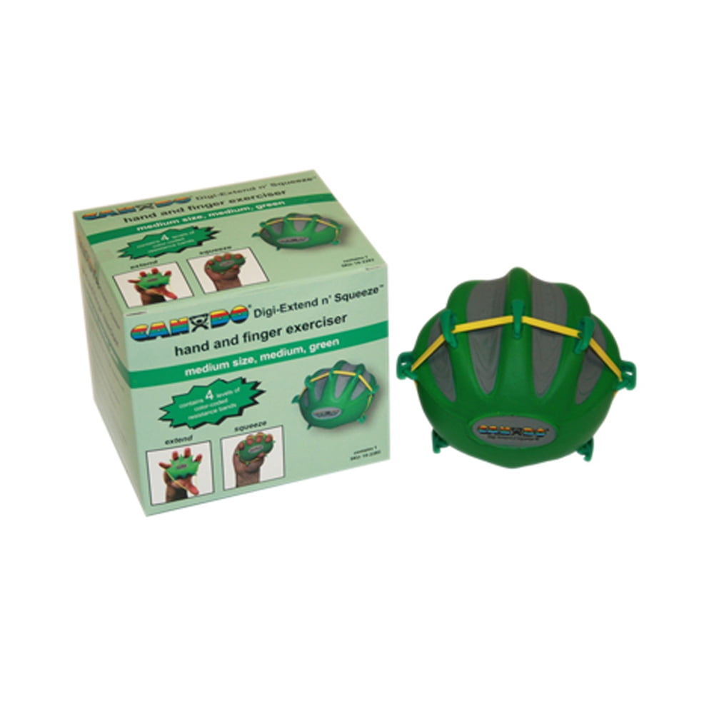 CanDo Digi-Extend n\' Squeeze Hand Exerciser, Large, Green-Moderate ...
